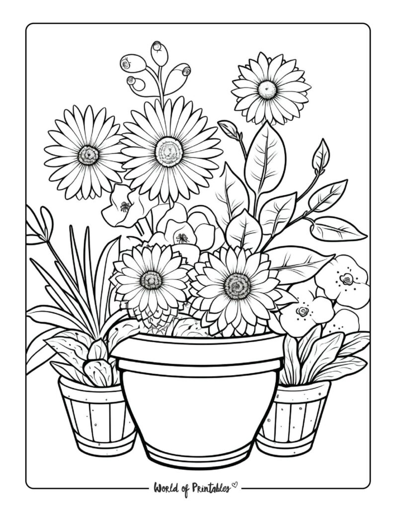 Garden Coloring Pages - World of Printables