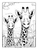 Giraffe Coloring Pages For Kids & Adults - World of Printables