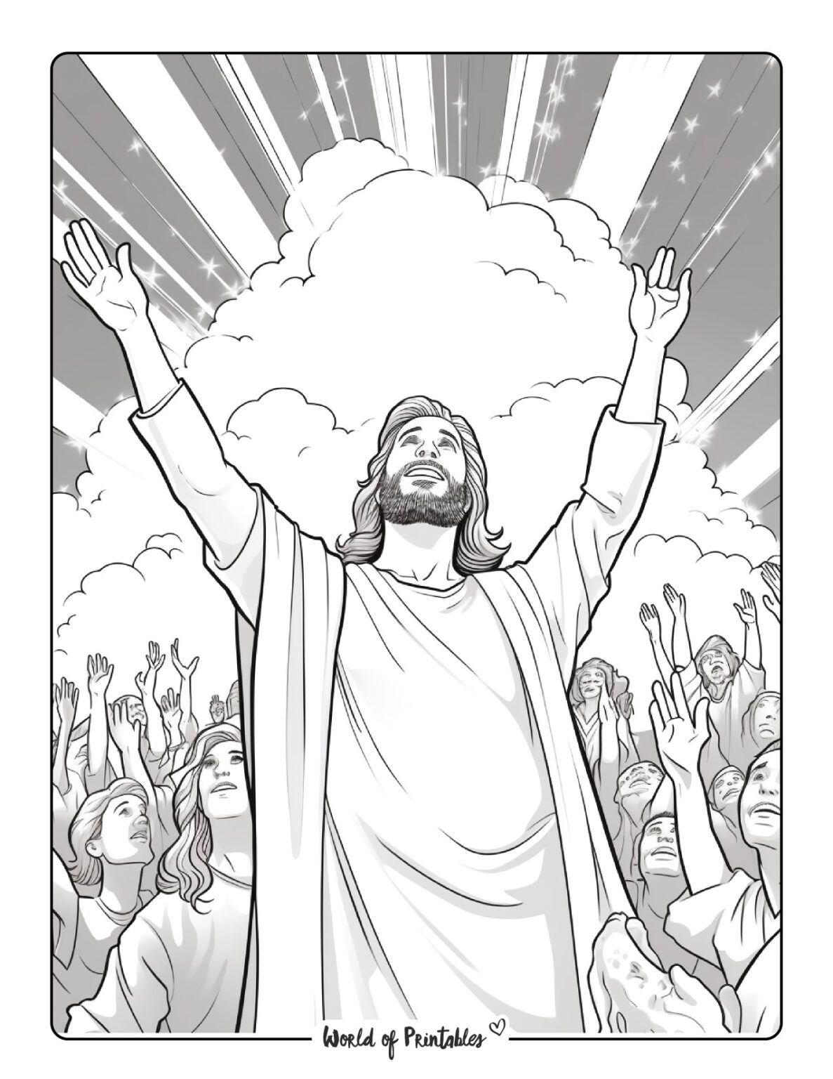 Bible Coloring Pages For Kids & Adults - World of Printables