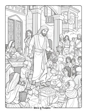 Bible Coloring Pages For Kids & Adults - World of Printables