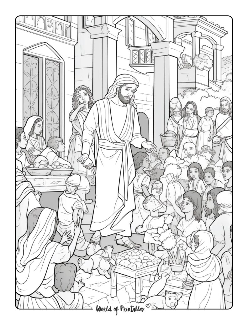 Bible Coloring Pages For Kids & Adults - World of Printables