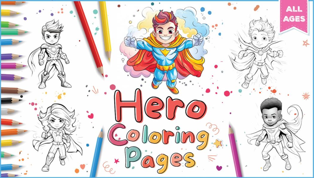 Hero Coloring Pages - World of Printables