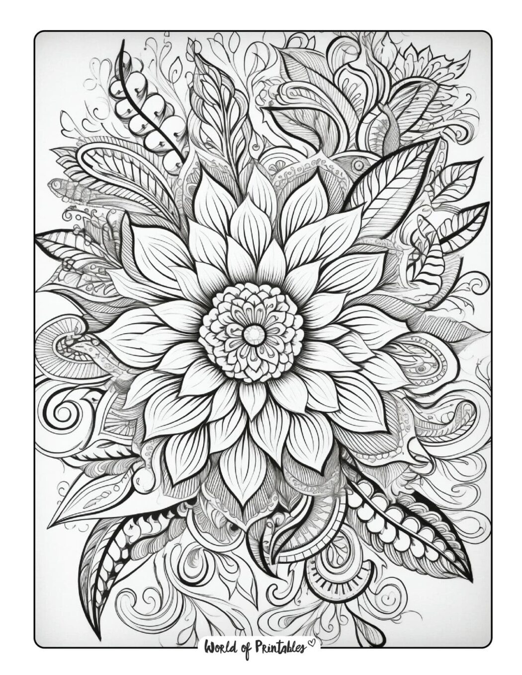 Hippie Coloring Pages - World of Printables