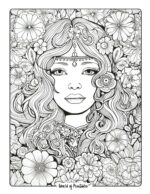 Hippie Coloring Pages - World of Printables