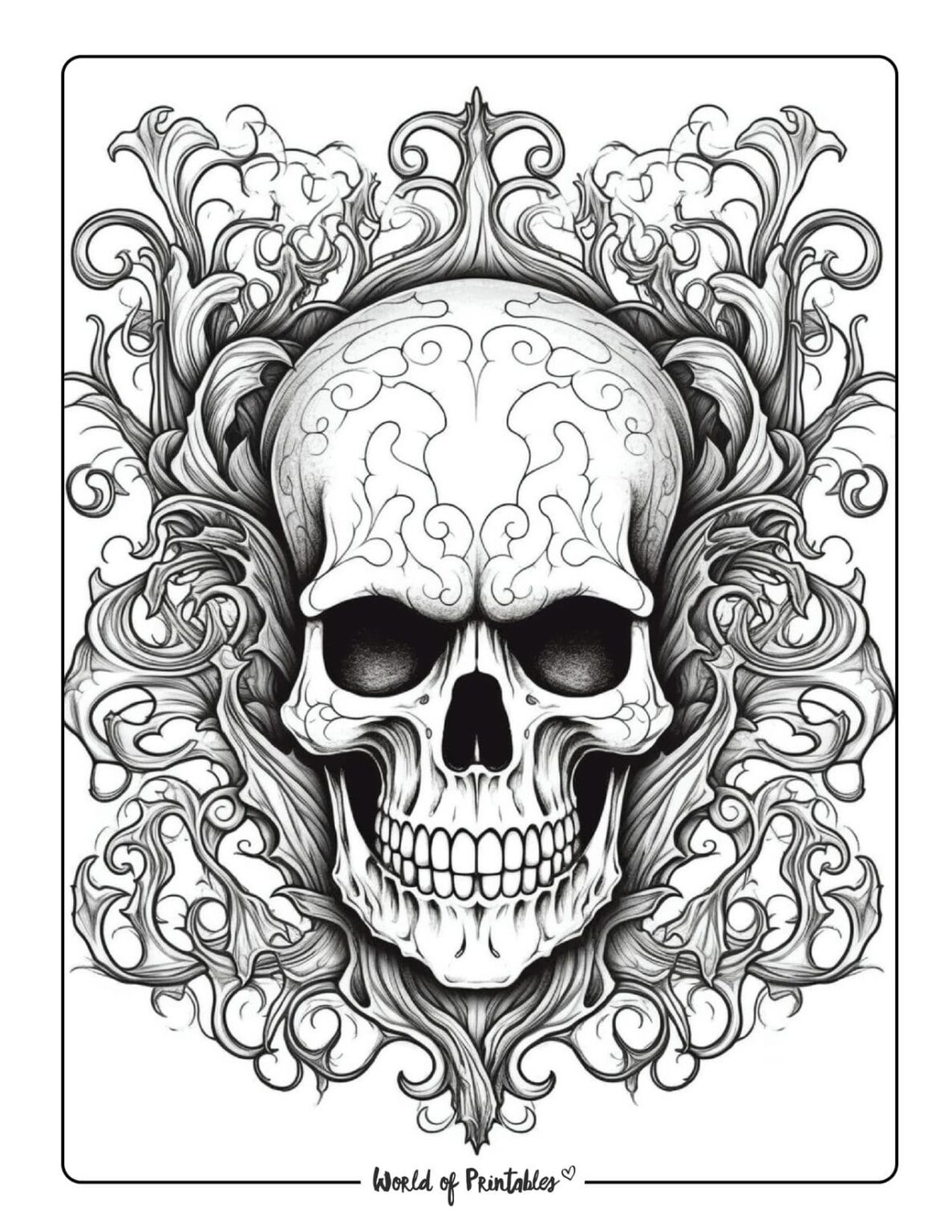 Horror Coloring Pages - World of Printables