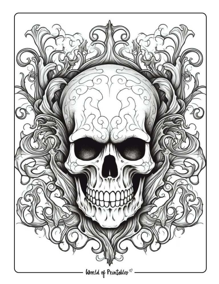 Horror Coloring Pages - World of Printables