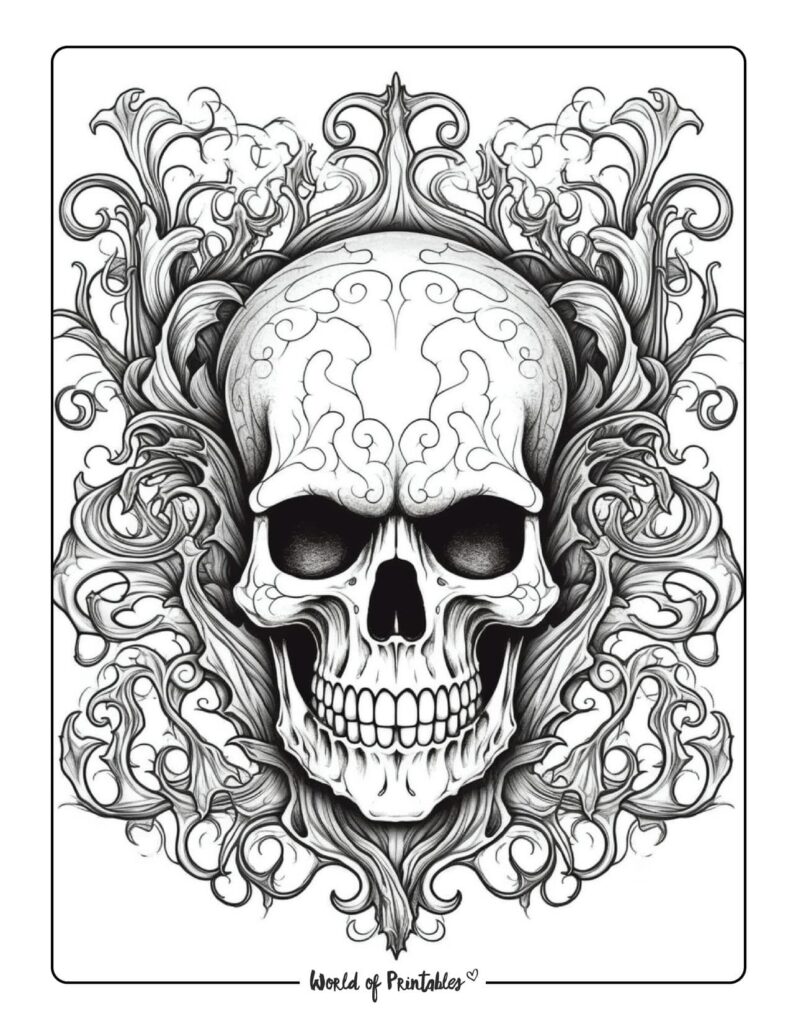 Horror Coloring Pages - World of Printables