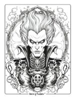 Horror Coloring Pages - World of Printables