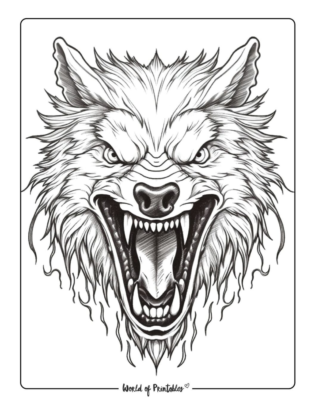 Horror Coloring Pages - World of Printables
