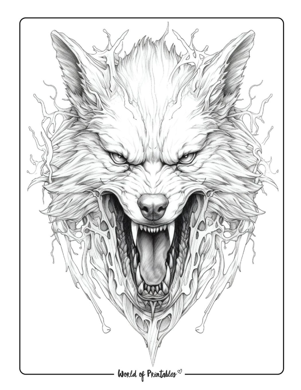 Horror Coloring Pages - World of Printables