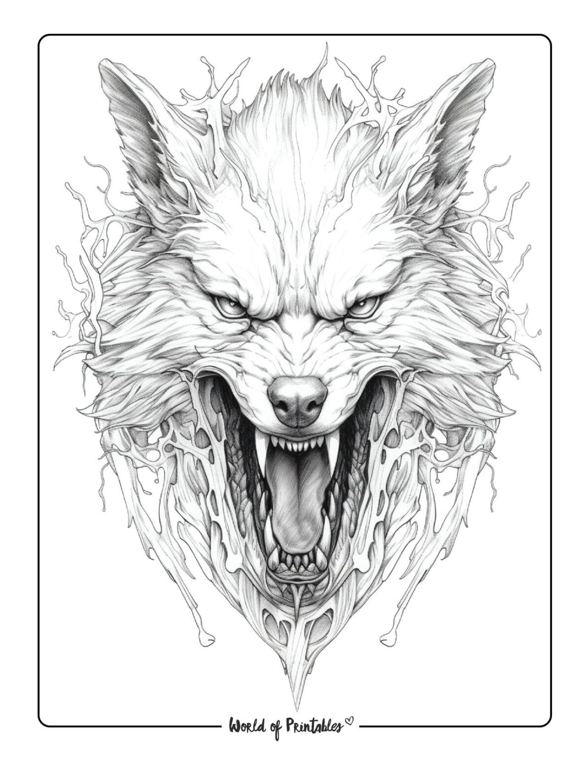 Horror Coloring Pages - World of Printables