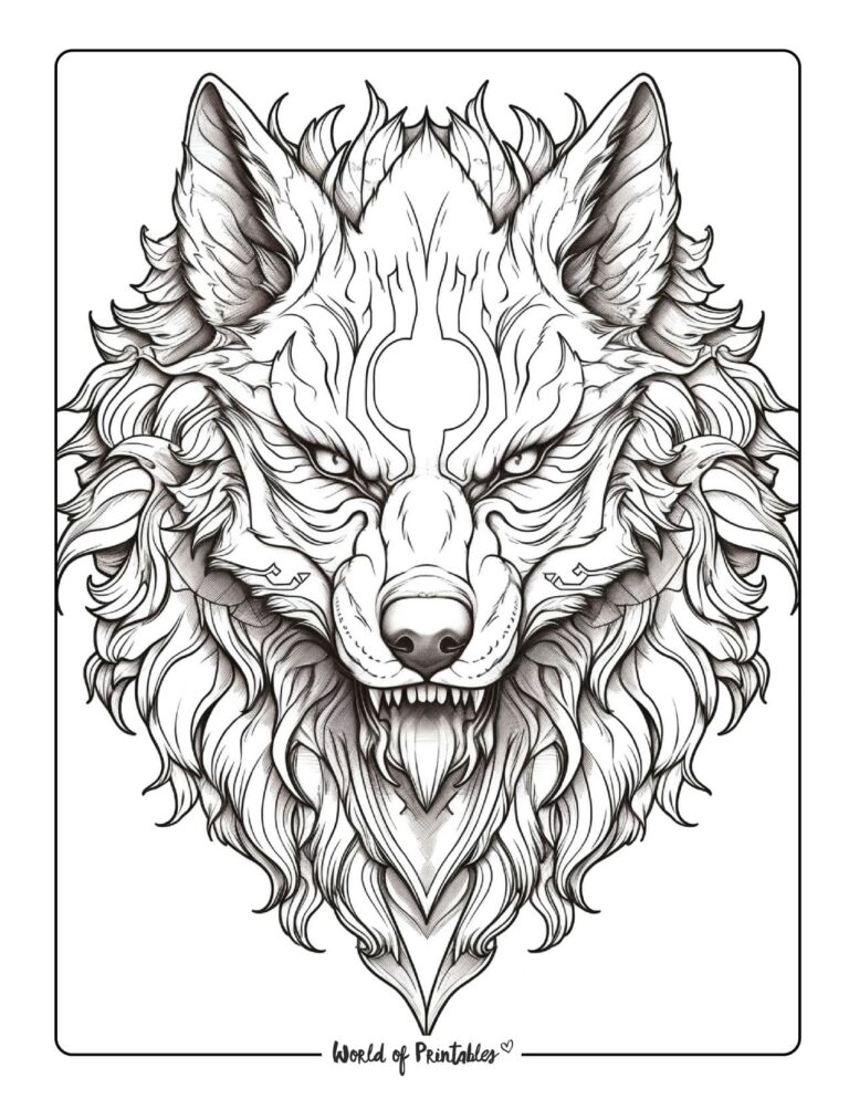 Horror Coloring Pages - World of Printables