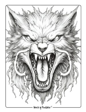 Horror Coloring Pages - World of Printables