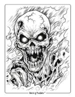 Horror Coloring Pages - World of Printables