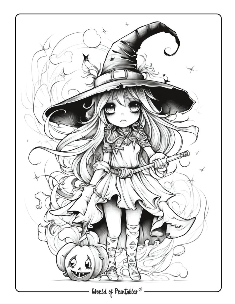 Horror Coloring Pages - World of Printables