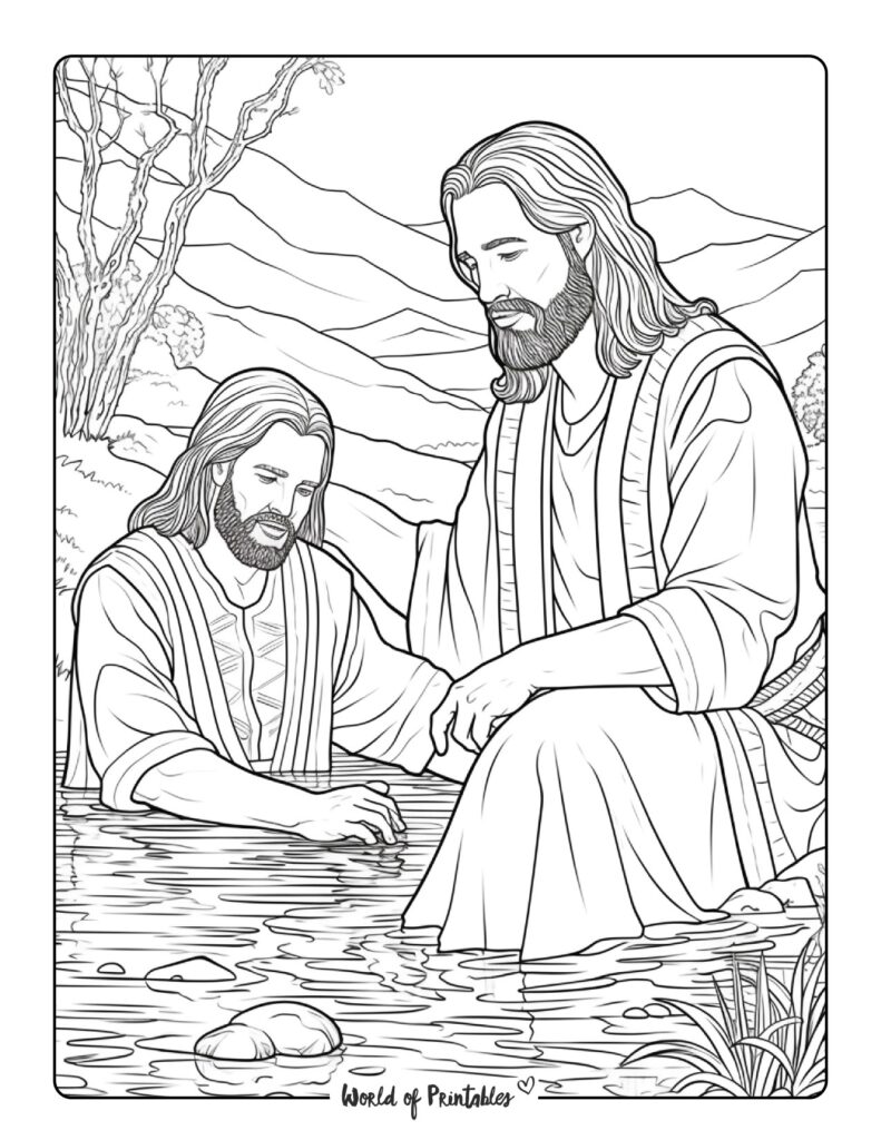 Bible Coloring Pages For Kids & Adults - World of Printables