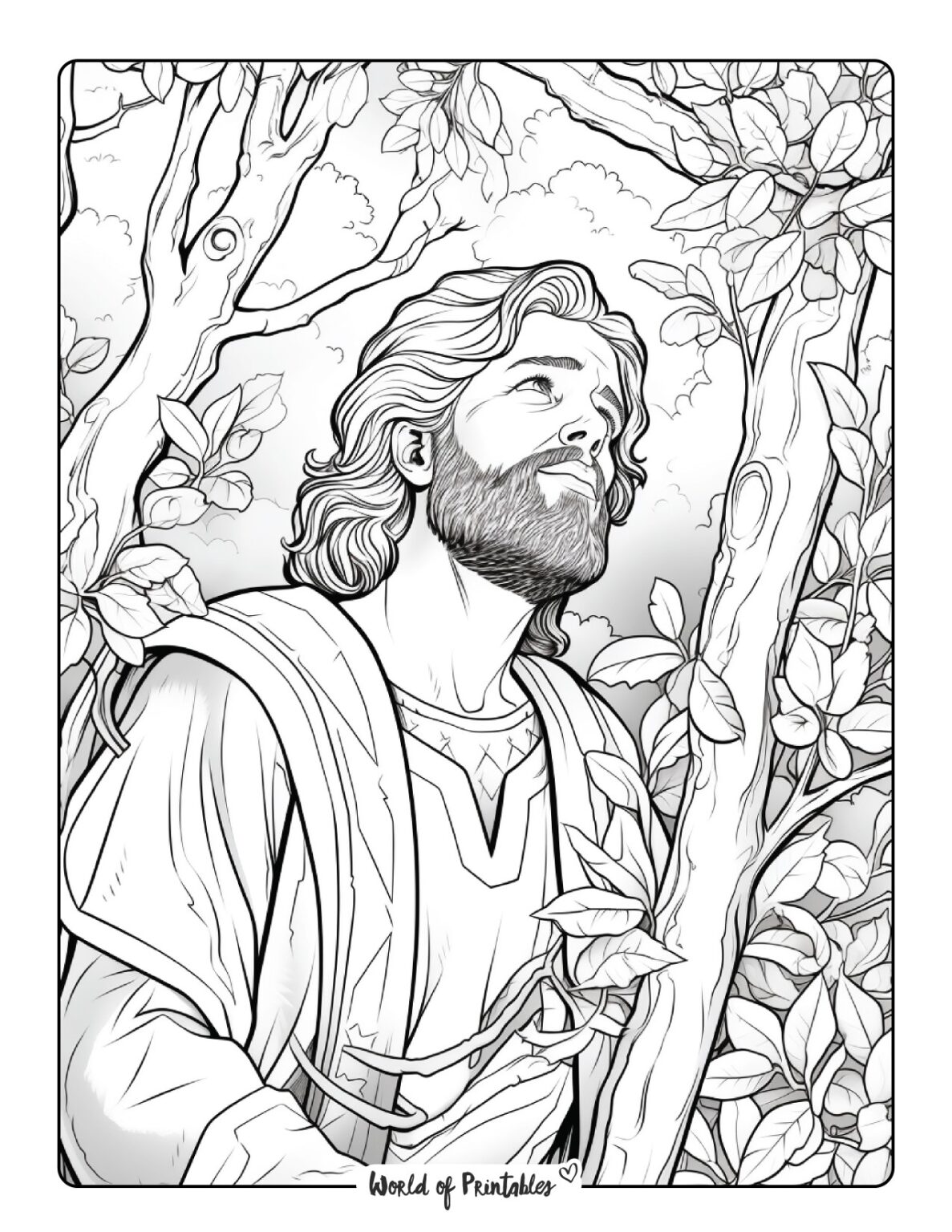 Bible Coloring Pages For Kids & Adults - World of Printables