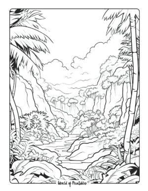 Jungle Coloring Pages - World of Printables