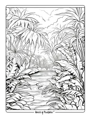 Jungle Coloring Pages - World of Printables
