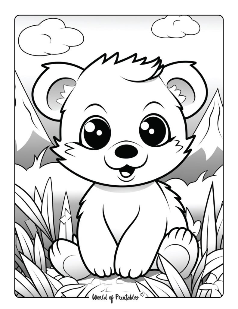 Bear Coloring Pages For Kids & Adults - World of Printables