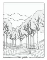 Landscape Coloring Pages - World of Printables