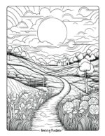 Landscape Coloring Pages - World of Printables