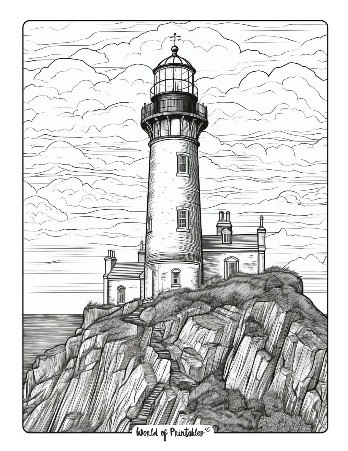 Landscape Coloring Pages - World of Printables