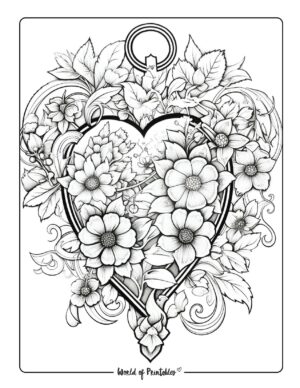 Love Coloring Pages - World of Printables