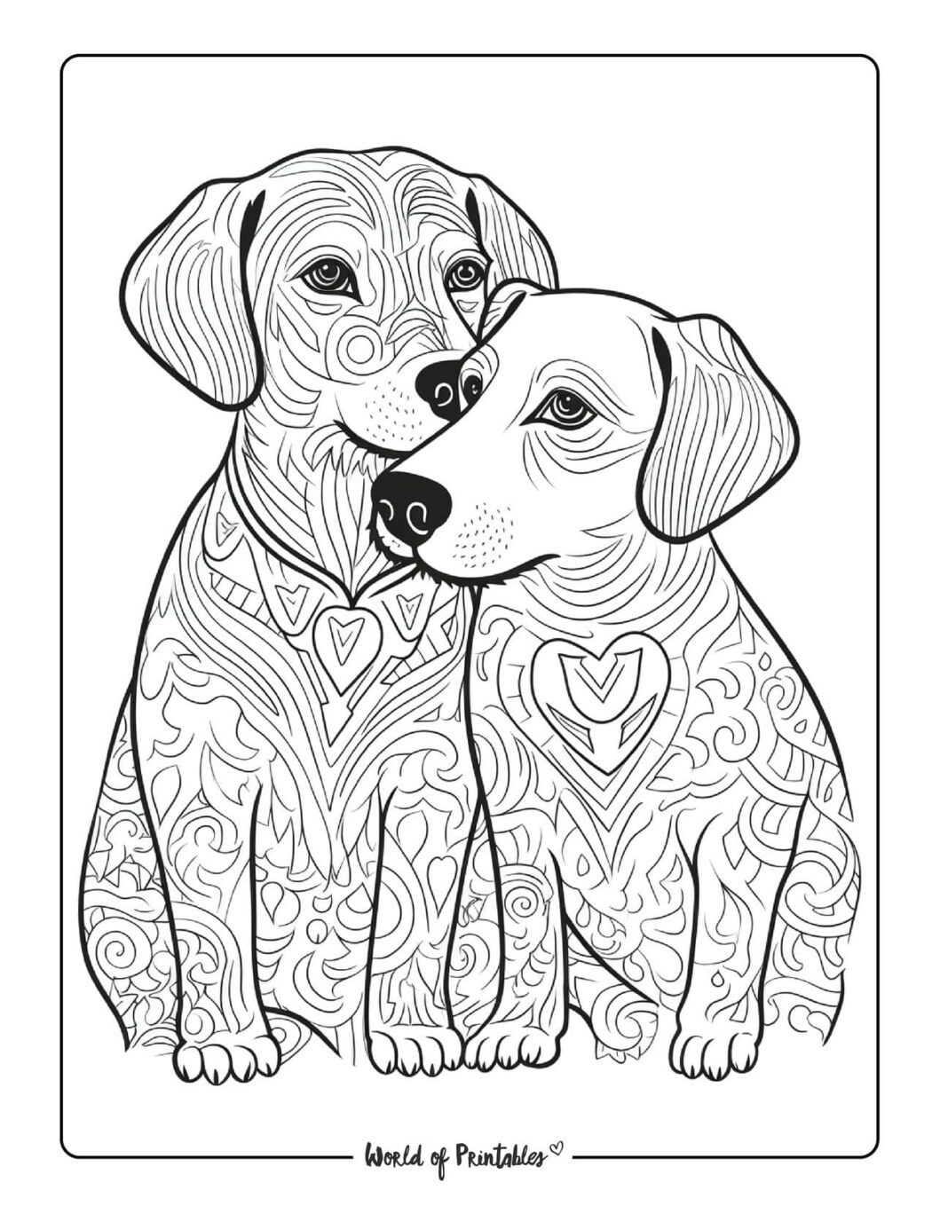 Love Coloring Pages - World of Printables