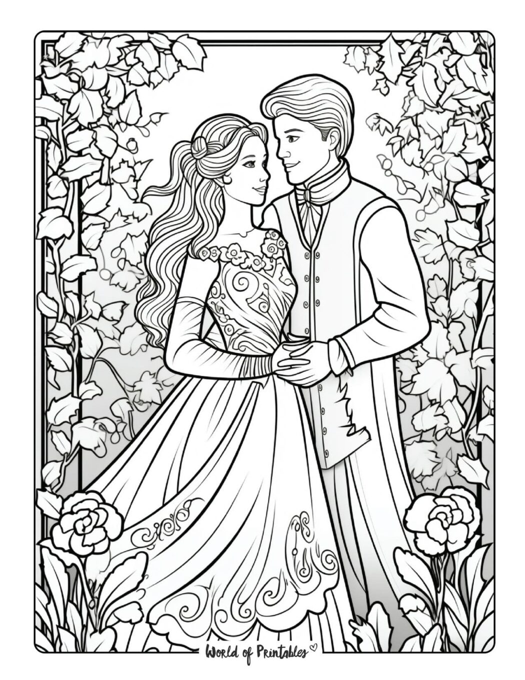 Love Coloring Pages - World of Printables