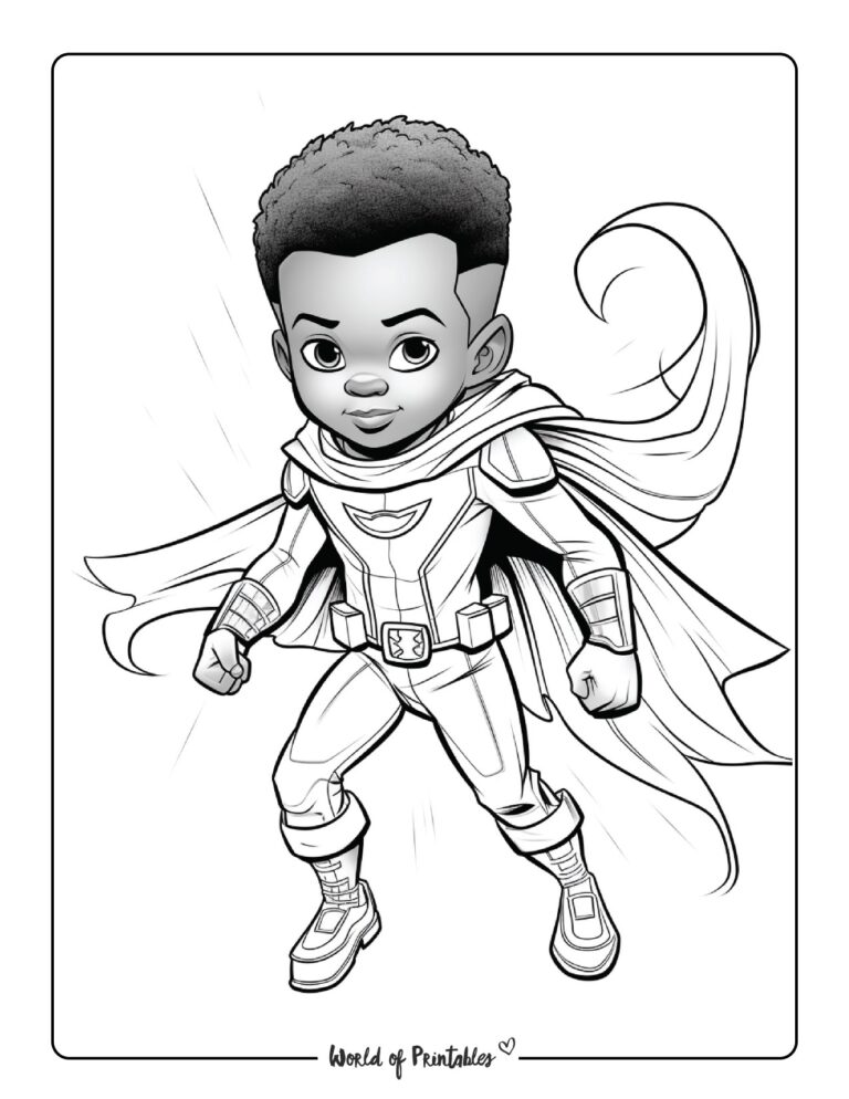 Hero Coloring Pages - World of Printables