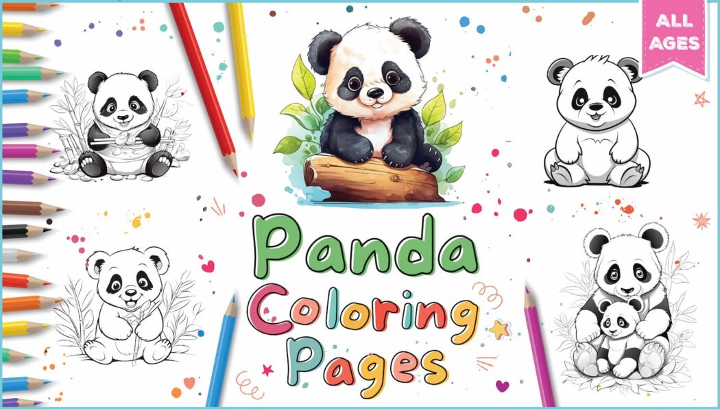 Panda Coloring Pages For Kids & Adults - World of Printables