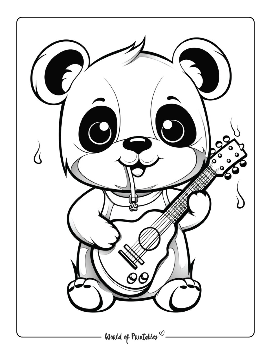 Panda Coloring Pages For Kids & Adults - World of Printables