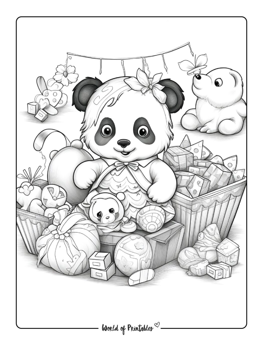 Panda Coloring Pages For Kids & Adults - World of Printables
