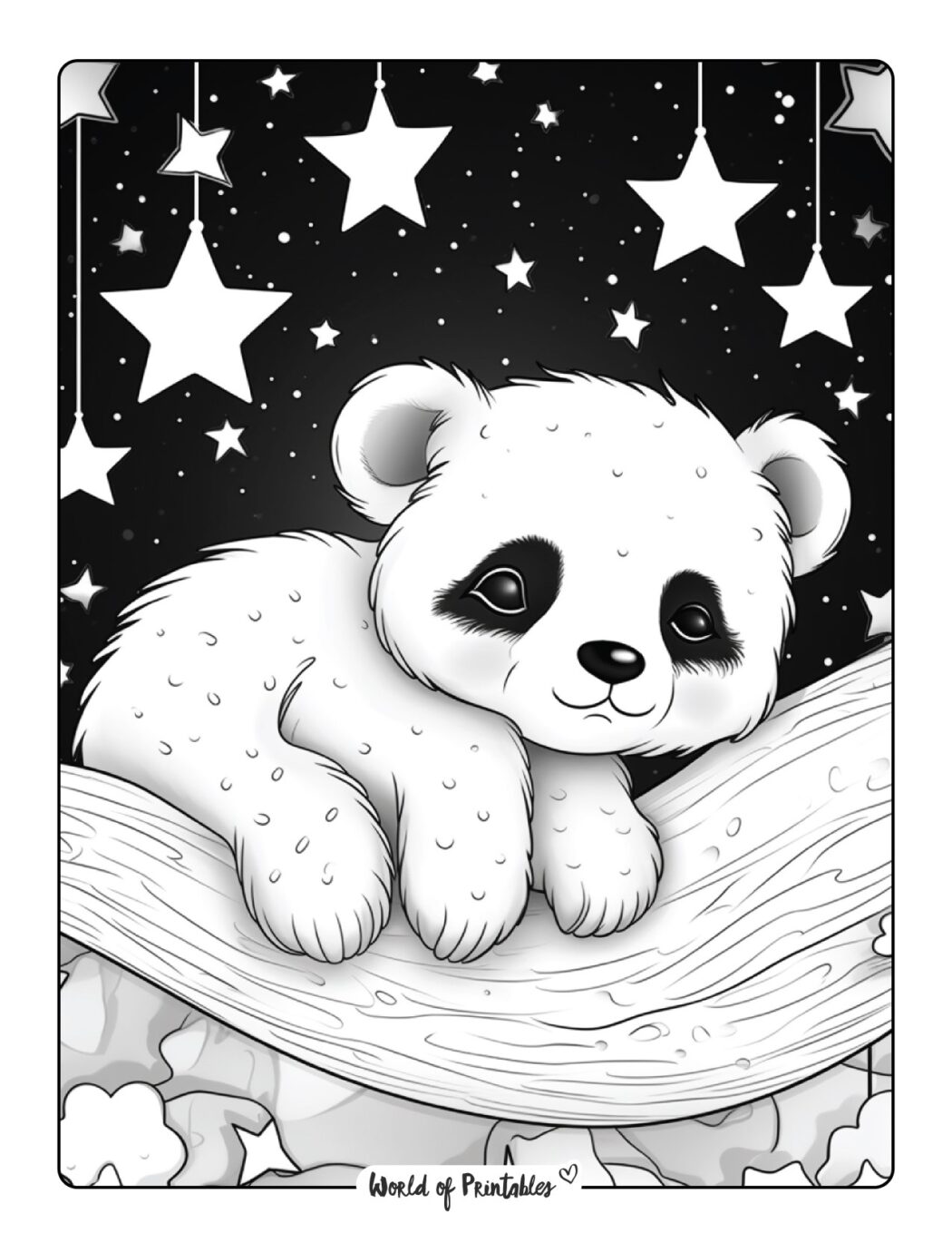 Panda Coloring Pages For Kids & Adults - World of Printables