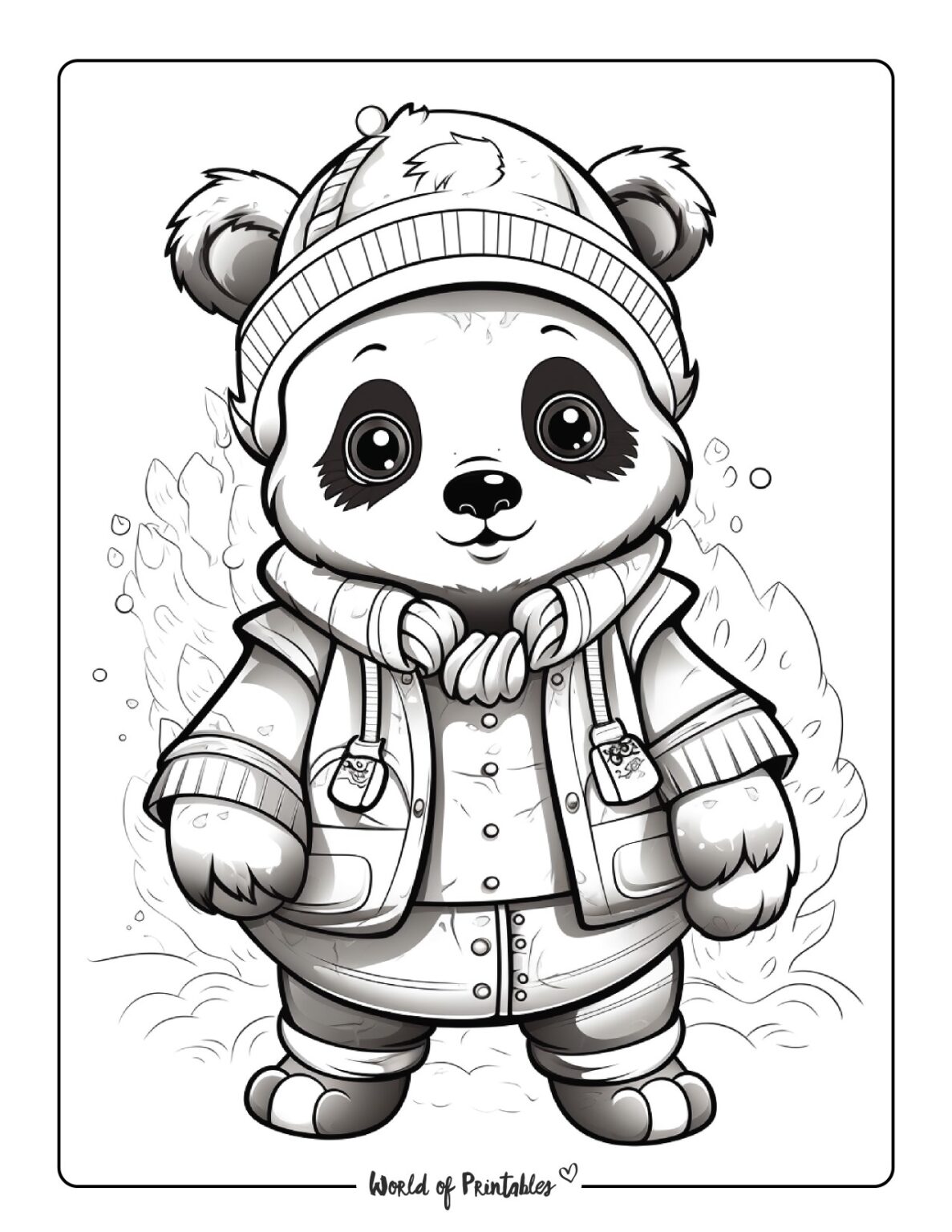 Panda Coloring Pages For Kids & Adults - World of Printables