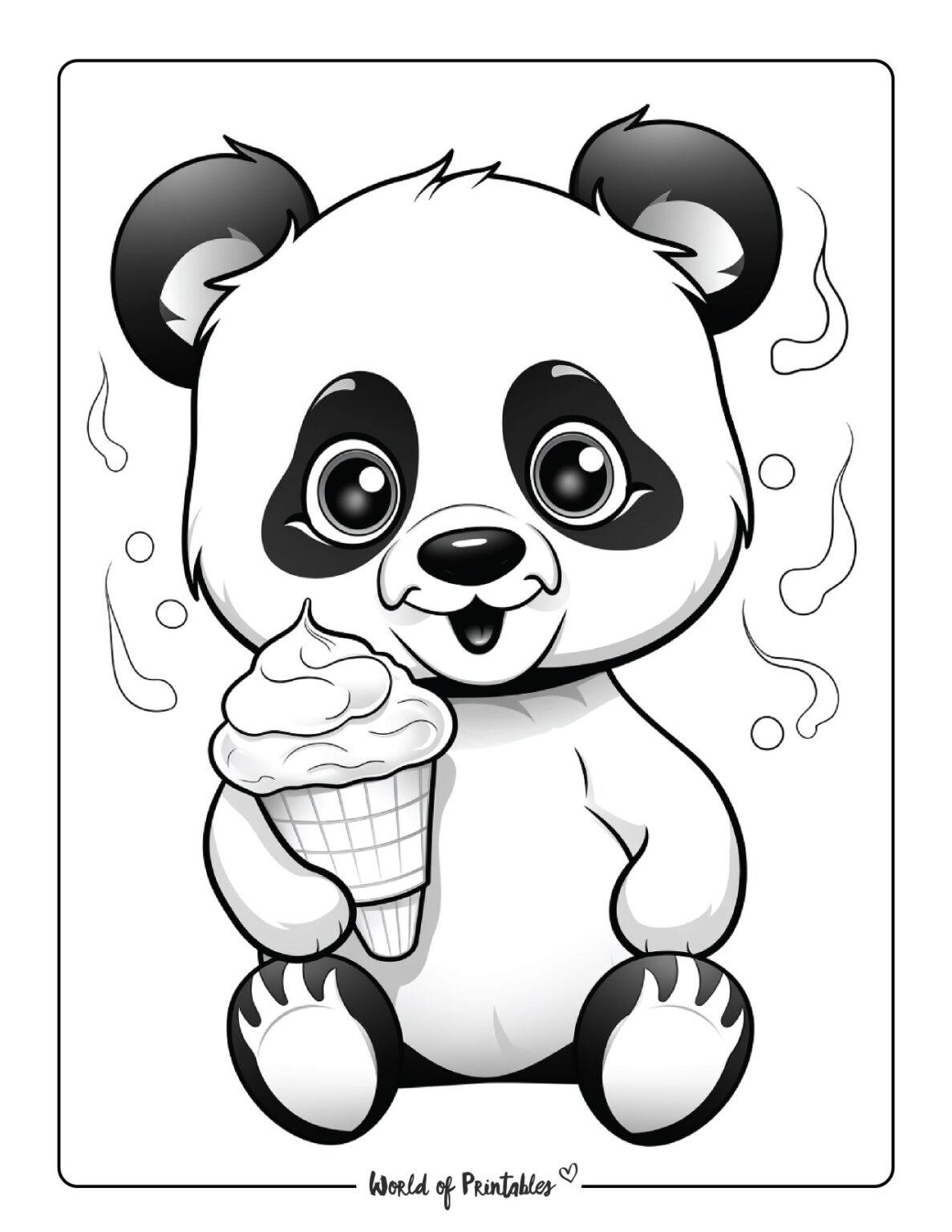 Panda Coloring Pages For Kids & Adults - World of Printables