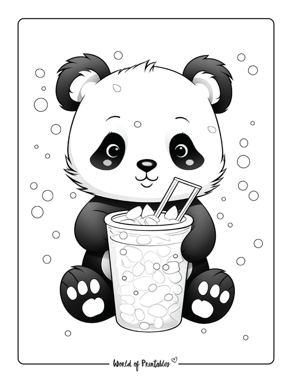 Panda Coloring Pages For Kids & Adults - World of Printables
