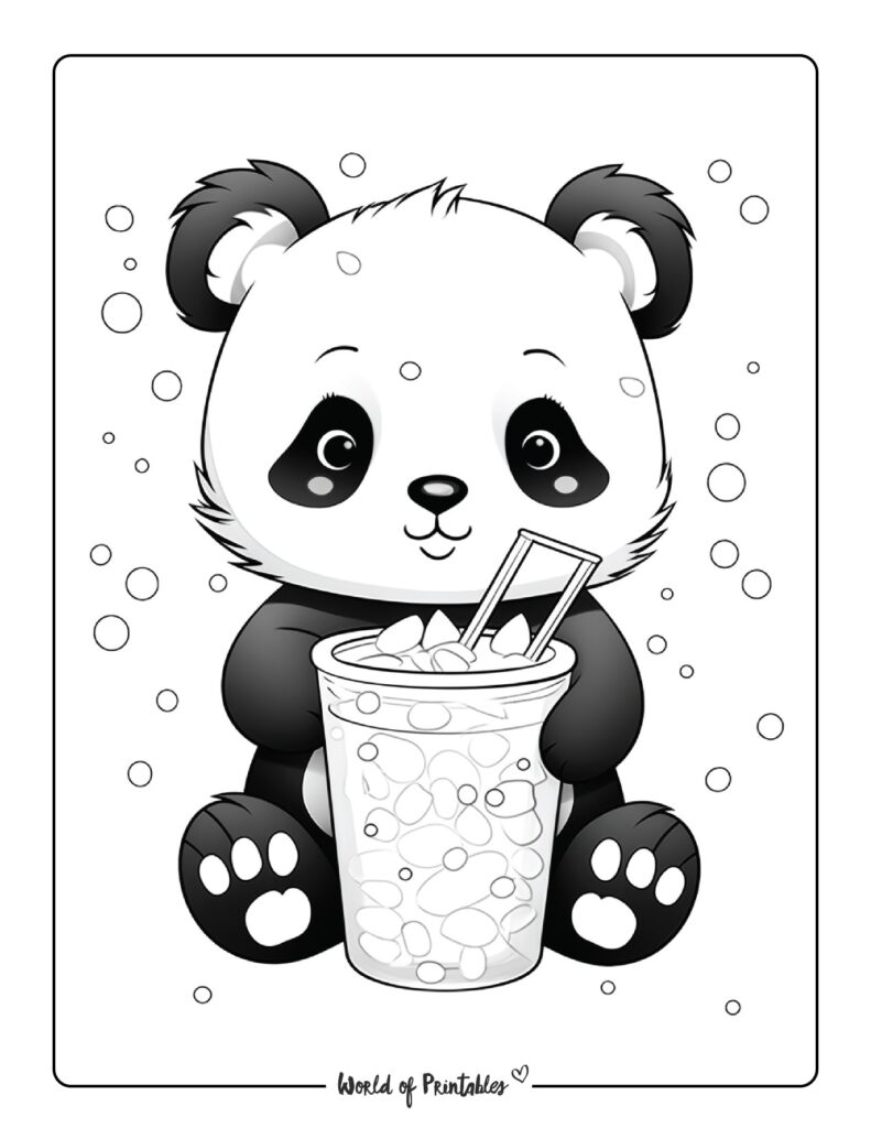 Panda Coloring Pages For Kids & Adults - World of Printables