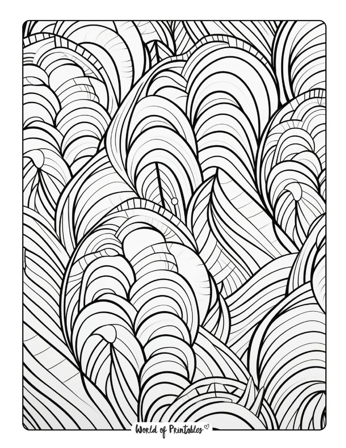 Pattern Coloring Pages - World of Printables