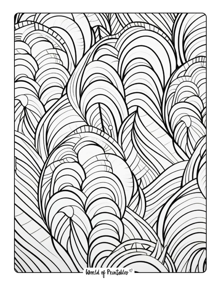 Pattern Coloring Pages - World of Printables