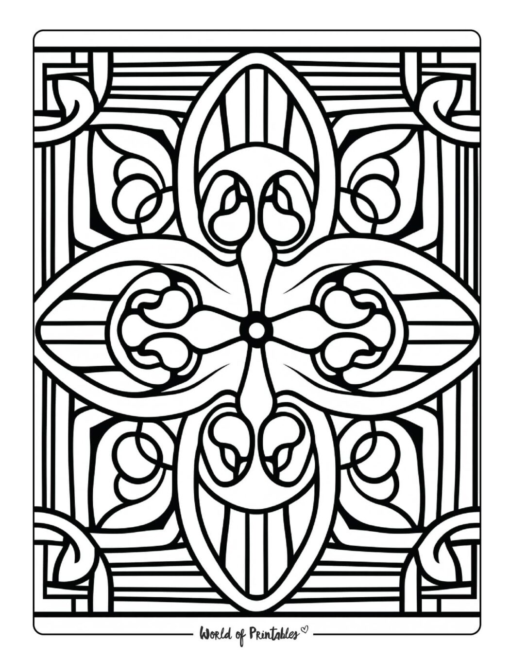 Pattern Coloring Pages - World of Printables