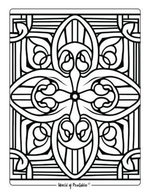 Pattern Coloring Pages - World of Printables
