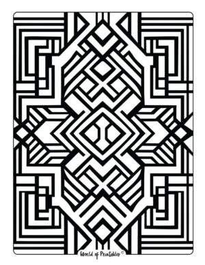 Pattern Coloring Pages - World of Printables