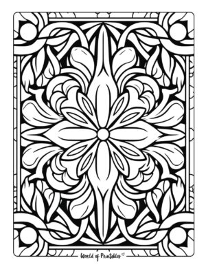 Pattern Coloring Pages - World of Printables