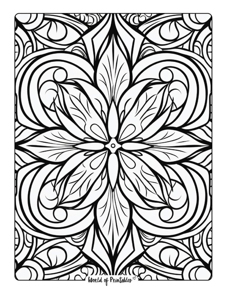 Pattern Coloring Pages - World of Printables