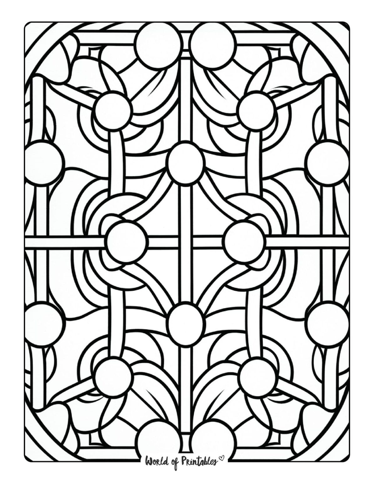 Pattern Coloring Pages - World of Printables