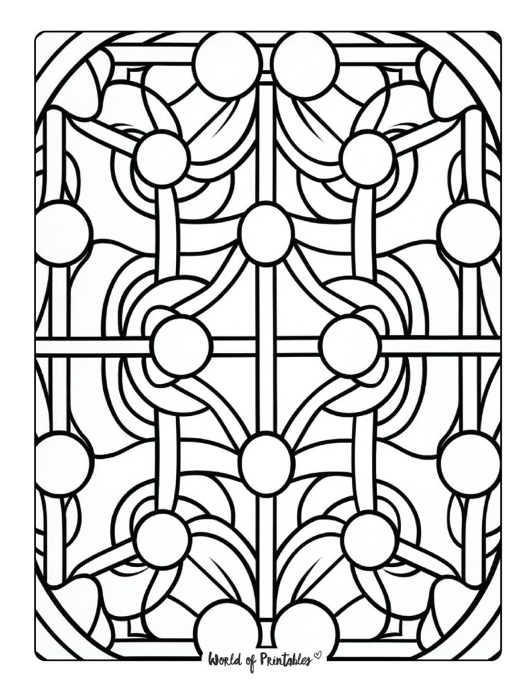 Pattern Coloring Pages - World of Printables