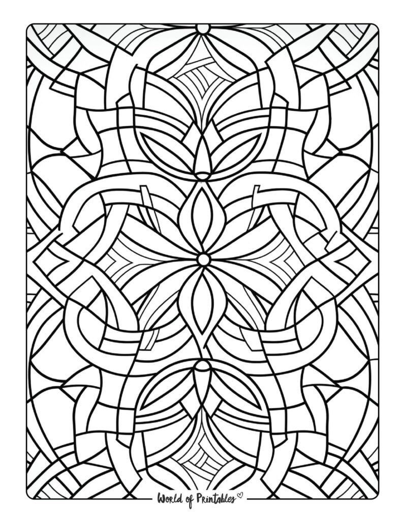 Pattern Coloring Pages - World of Printables