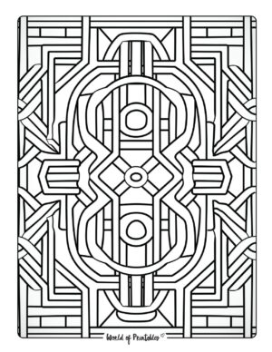 Pattern Coloring Pages - World of Printables